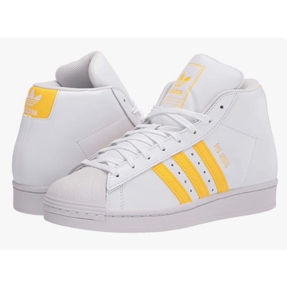 adidas | Shoes | New Adidas Pro Model J Wong Gold High Top Shell Toe ...